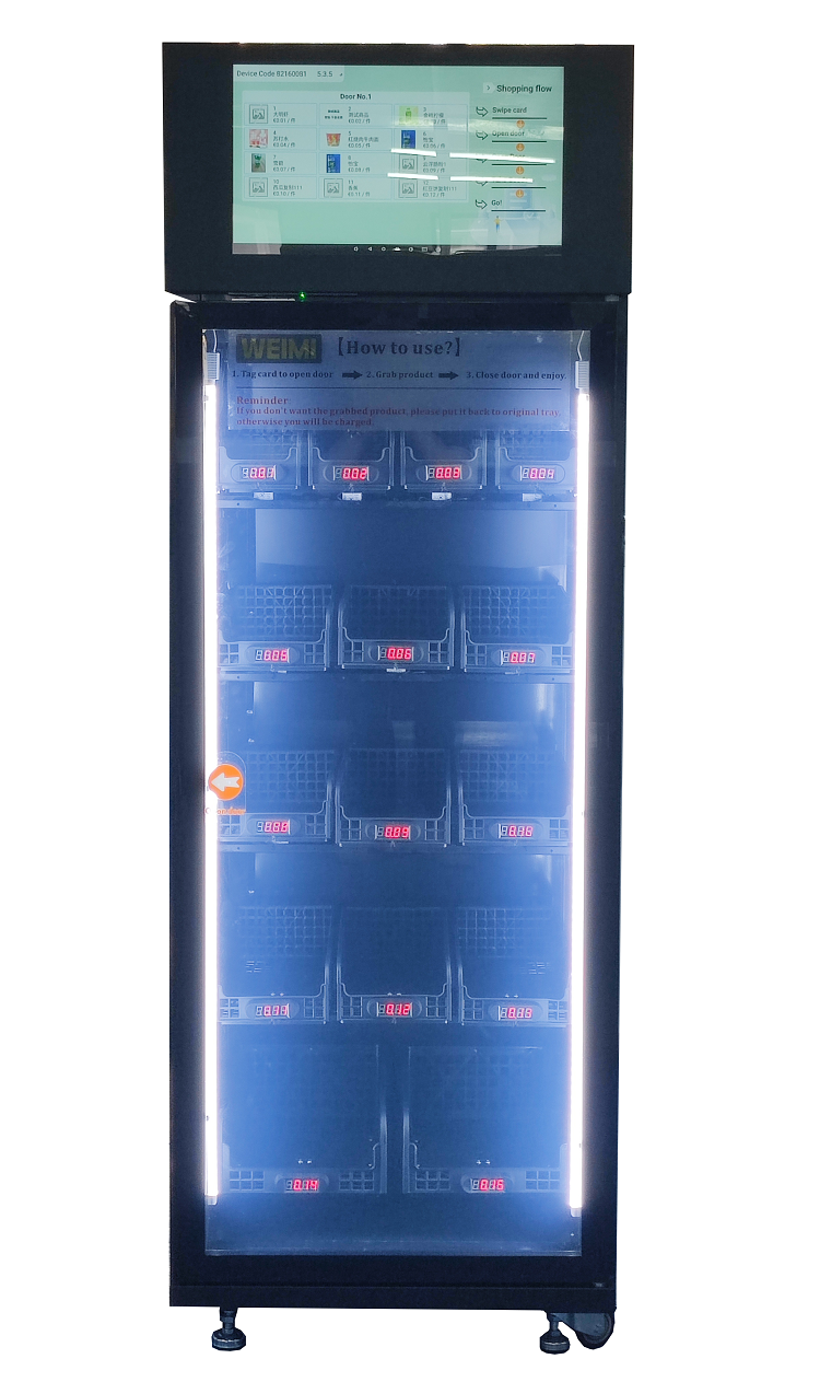 snack drink smart fridge coffee vending machine for office